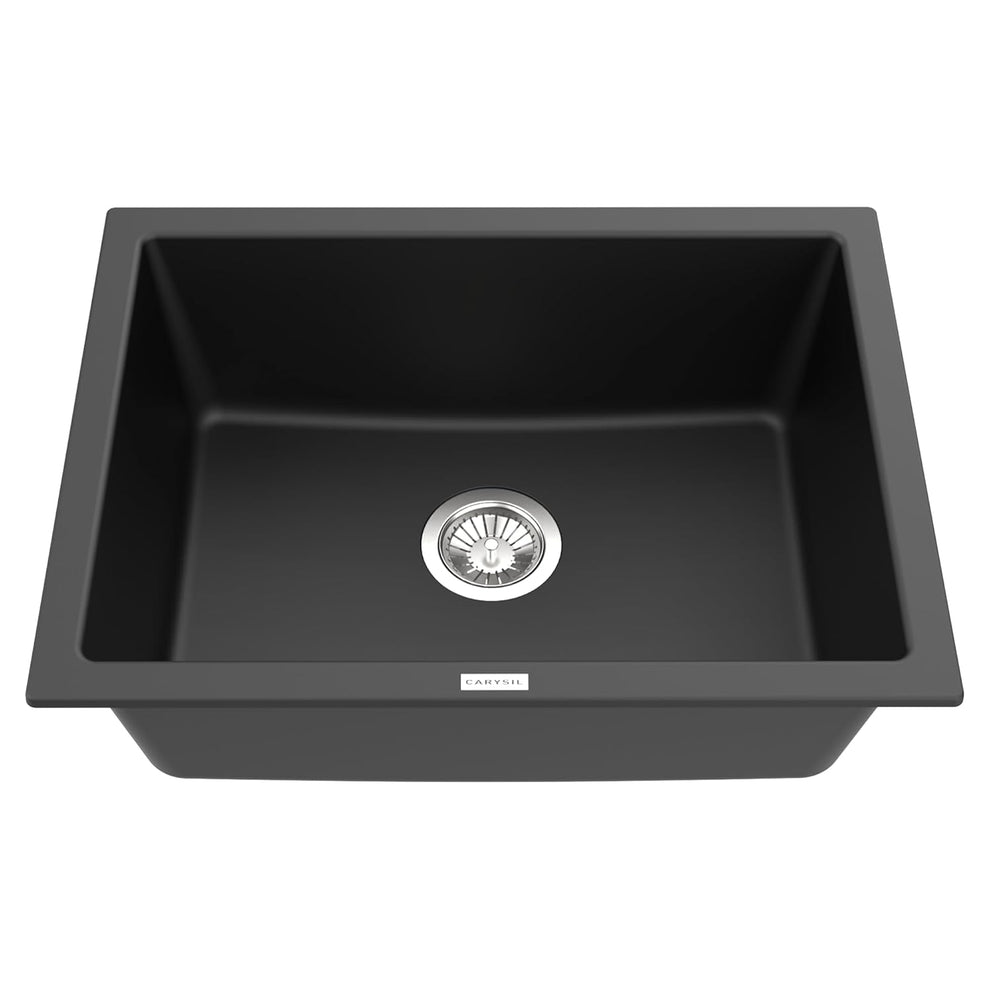 Carysil Quartz Titanium Max Plus Series Single Bowl Kitchen Sink ...